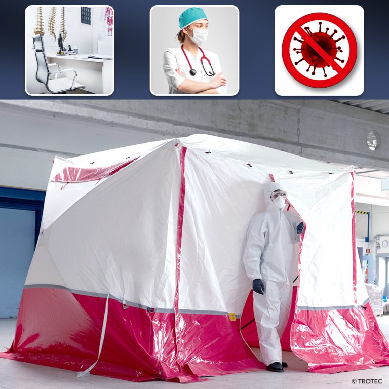 Coronavirus: Trotec’s rapid construction tents reduce the risk of ...