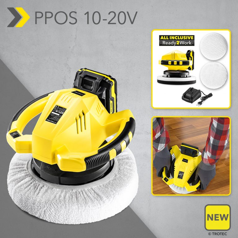 NEW PPOS 10-20V battery-powered orbital polishing machine – effortless ...