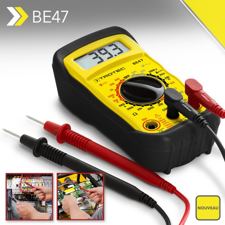 NOUVEAUTÉ Multimètre BE47 : l’appareil de mesure multifonction ...