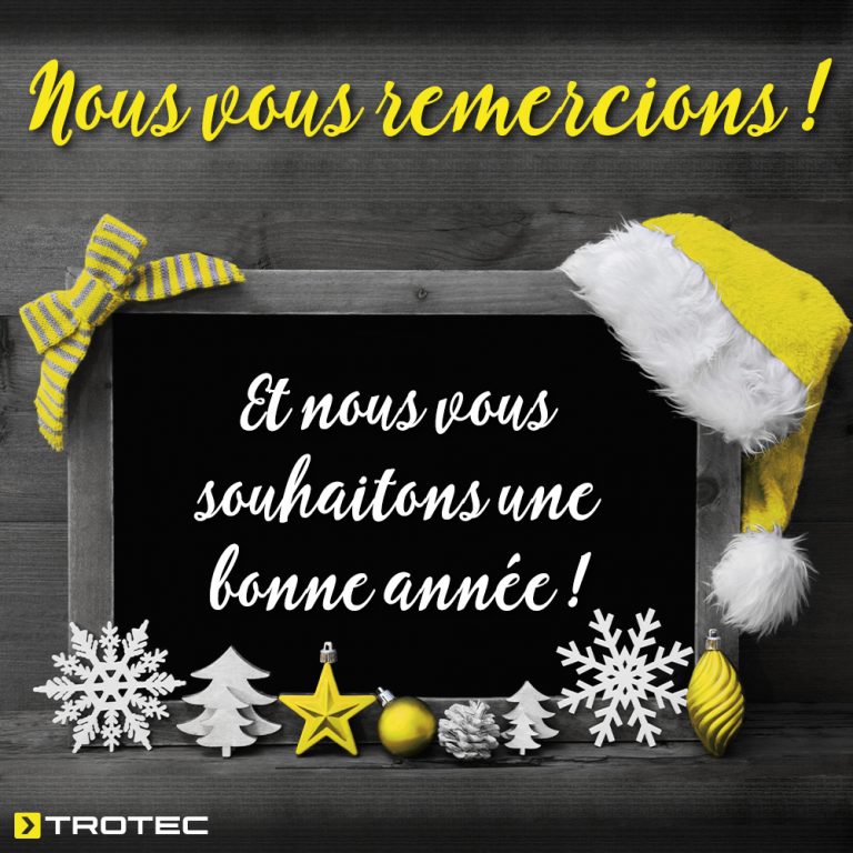 Nous vous remercions ! Et nous vous souhaitons une bonne année